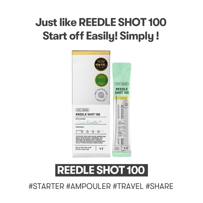 Jual [READY STOCK]VT COSMETICS CICA REEDLE SHOT 100 | 300 | 700 AMPOULE 2ml | Shopee Indonesia