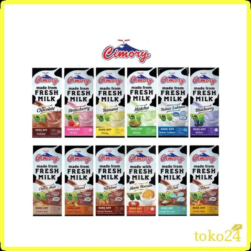 Jual Cimory Fresh Milk UHT 250 ml | Shopee Indonesia