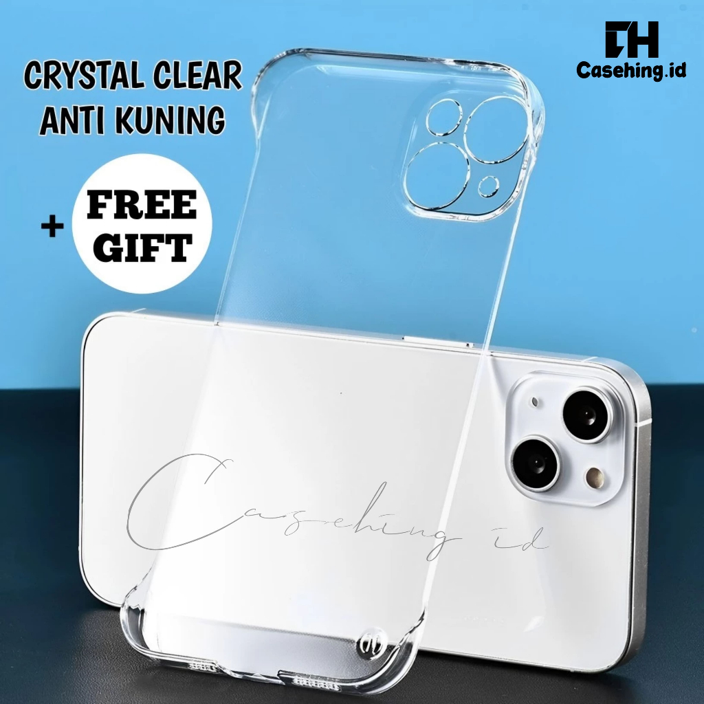 Jual CASE CRYSTAL CLEAR BENING ANTI KUNING IPHONE 7 8 SE PLUS X XS MAX ...