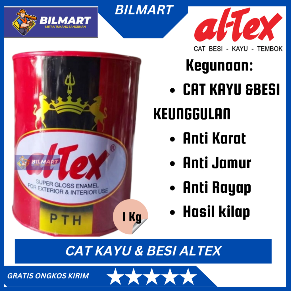 Jual CAT KAYU BESI ALTEX 1 KG | Shopee Indonesia