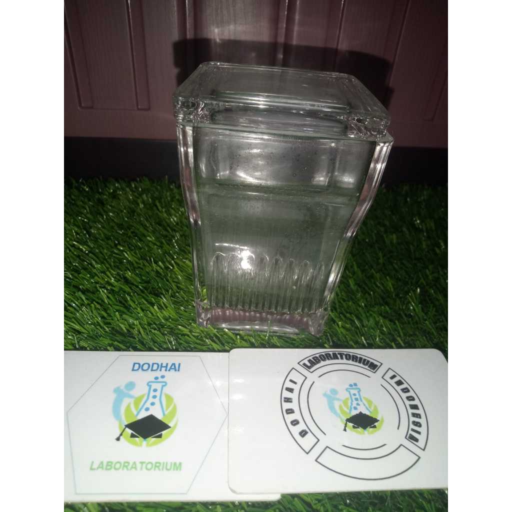 Jual Staining glass, Staining jar, rak pewarnaan gelas, vertikal ...