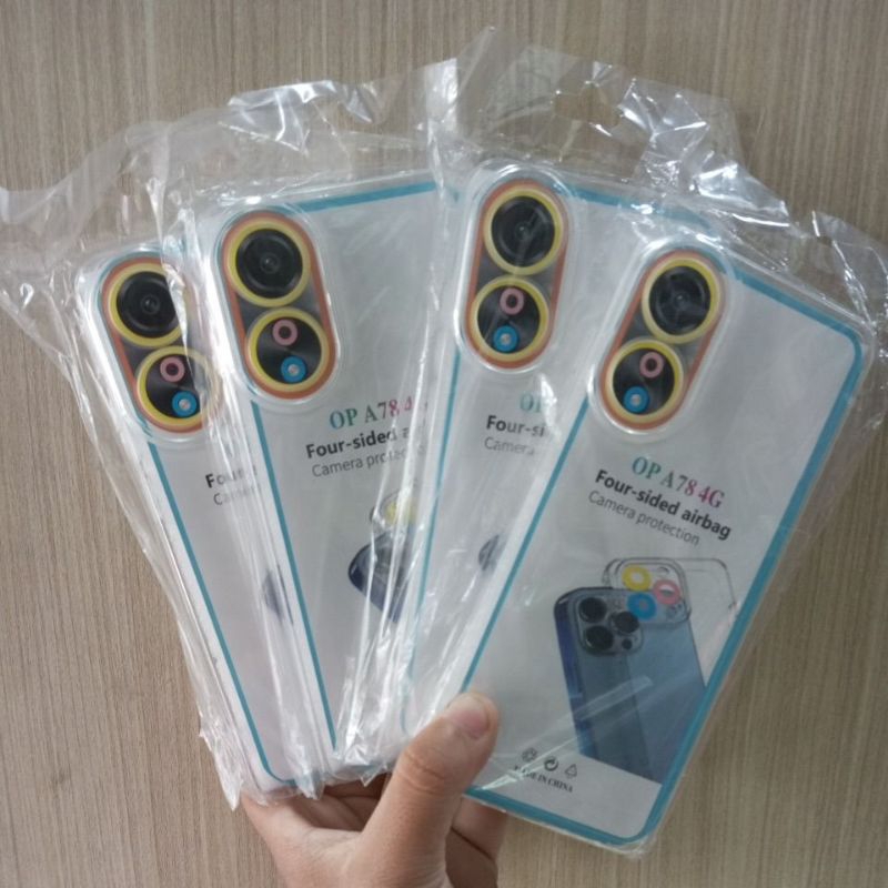 Jual Cace Cassing OPPO A78 4G Casing Bening Transparan + Pelindung ...