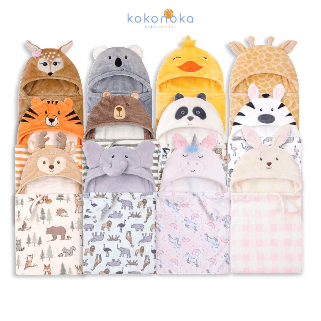 Jual Selimut Bayi Topi Boneka 3D / Selimut Handuk Newborn Baby | Shopee ...