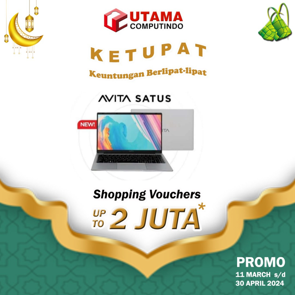 Jual Avita Satus S101 Celeron N4020 8GB/256GB SSD/14" FHD IPS/W11 ...