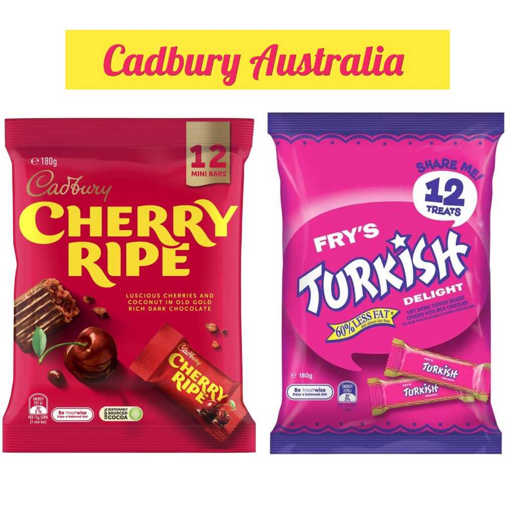 Jual Cadbury Australia Fry's Turkish Delight isi 12/Halal/Cherry Ripe ... Jual Cadbury Australia Fry's Turkish Delight isi 12/Halal/Cherry Ripe ...