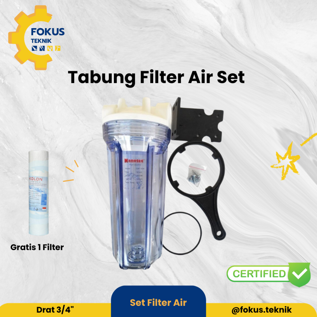 Jual Rumahan / Housing Filter Air + 1 Isi Filter | Shopee Indonesia