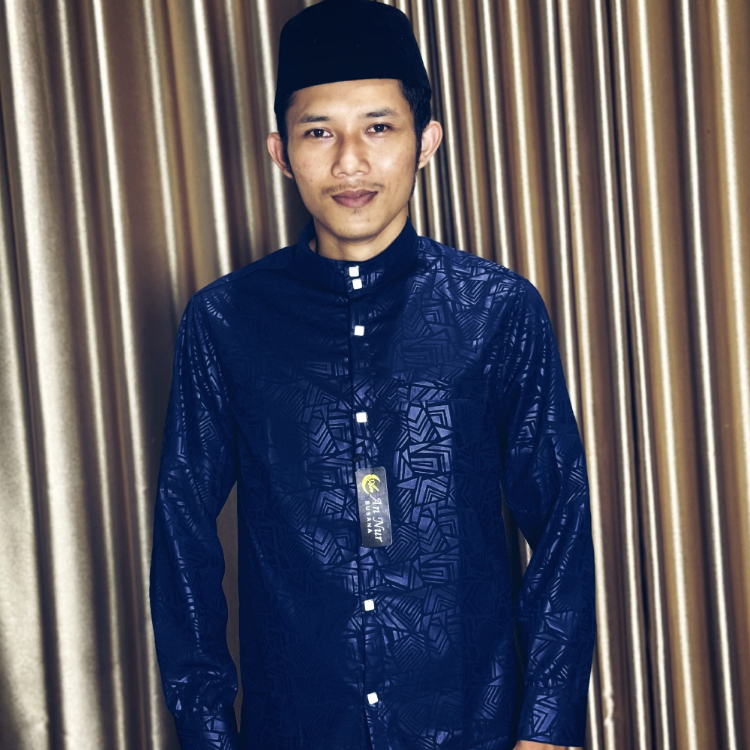 Jual An-Nur BAJU KOKO Sultan EMBOS Navy KEMKO POLOs LENGAN PANJANG ...