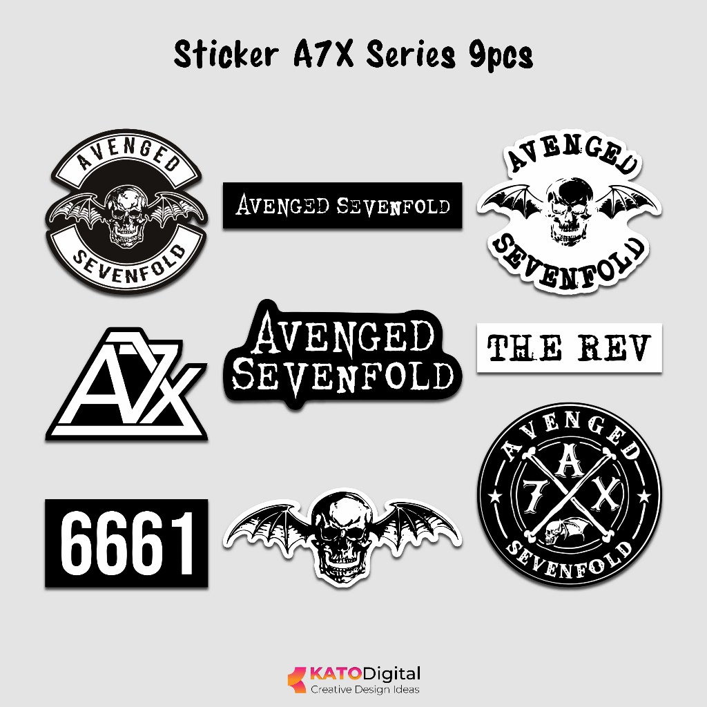 Jual Stiker Band Rock A7X Tahan Air Laminasy Glossy Sticker Avenged ...