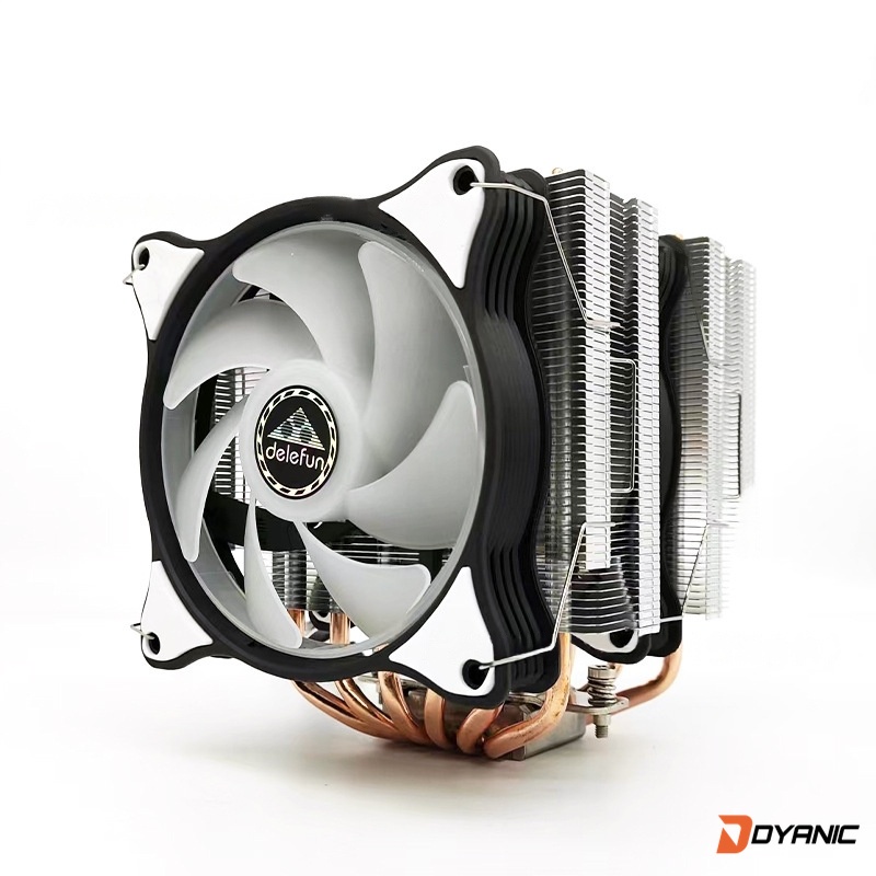 Jual Delefun Dual Tower CPU / PC COOLER 120MM FAN - 6 Pipes Heatsink ...