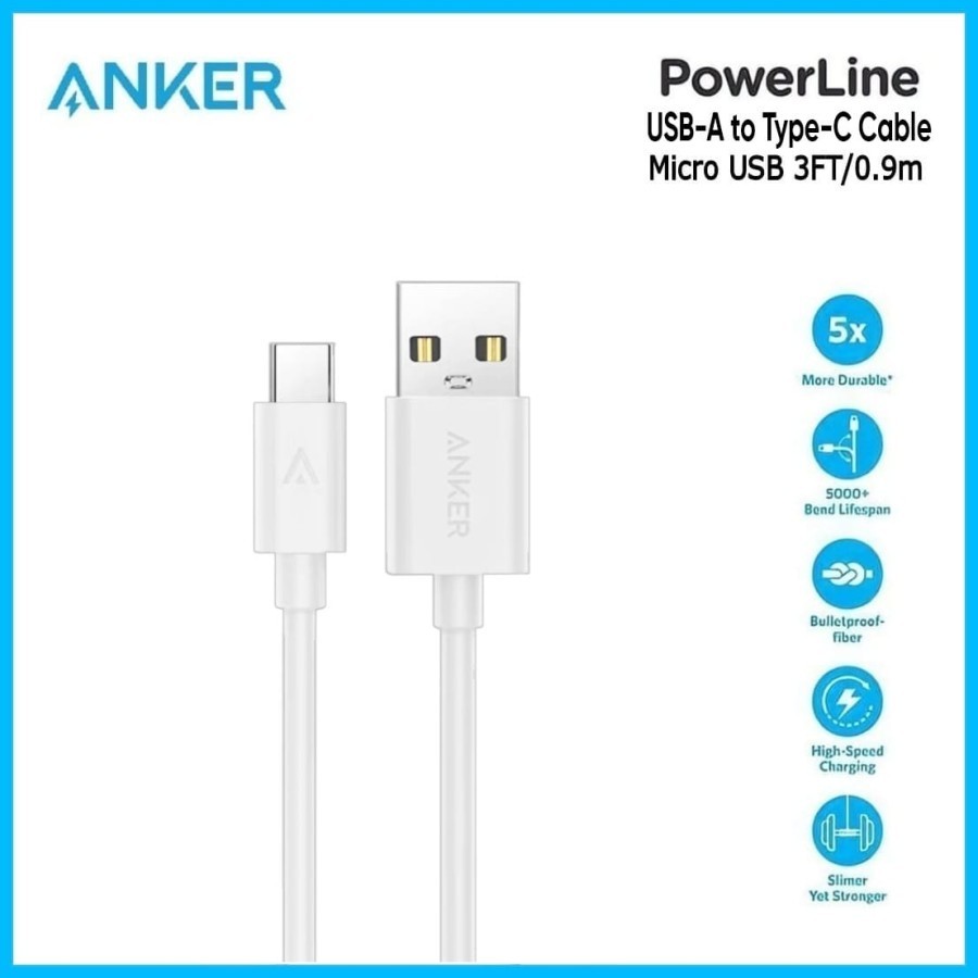 Jual Kabel Data Anker Kabel Anker Kabel Charger Anker USB To C Iphone ...