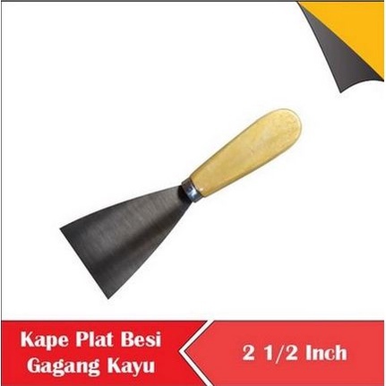 Jual KAPE PLAT BESI IRON SCRAPPER GAGANG KAYU 2,5in KAPE SCRAPER ...