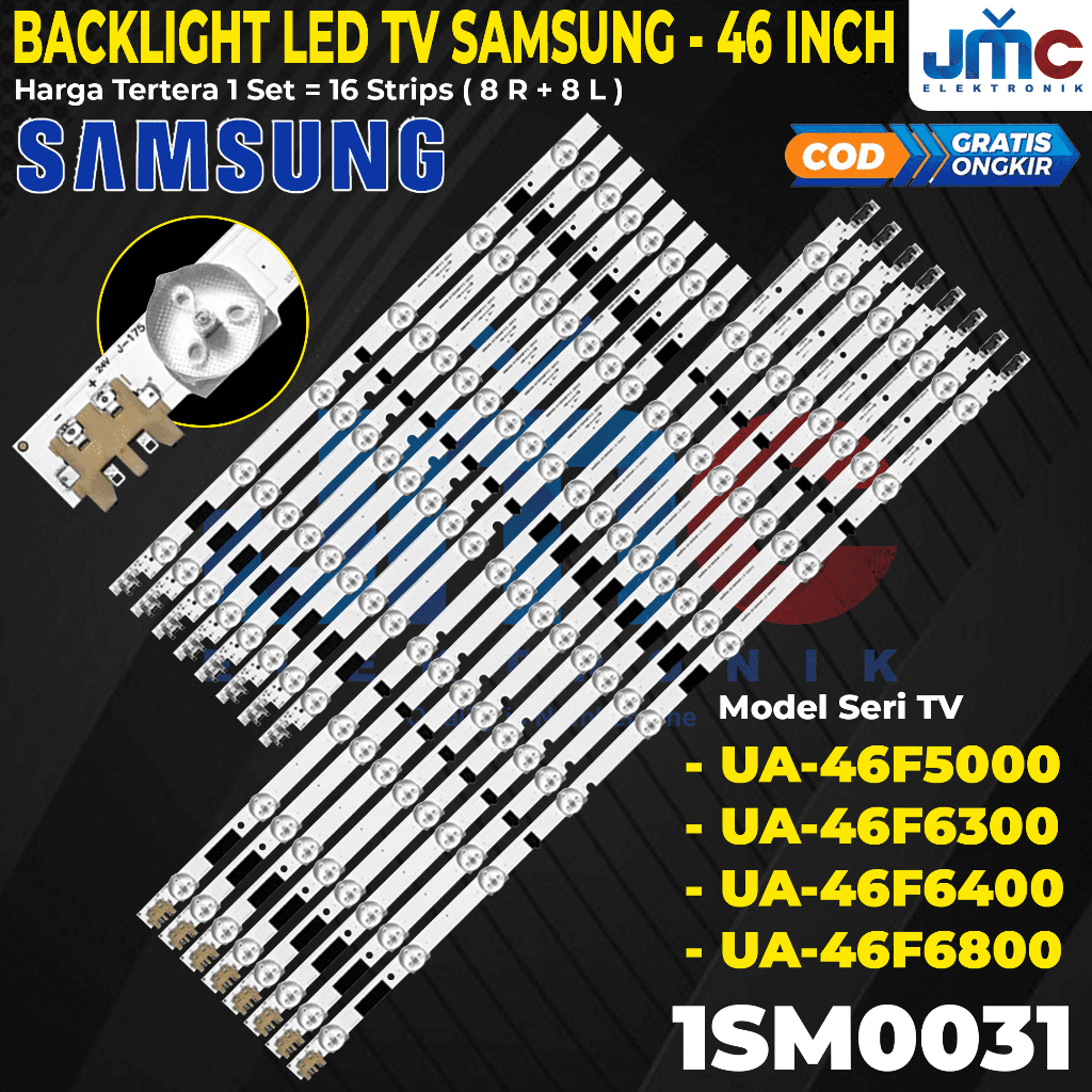 Jual Backlight TV SAMSUNG 46 Inch UA46F6100 UA46F5000 UA46F5500 UA46F6400 UA46F6100AM | Shopee ...