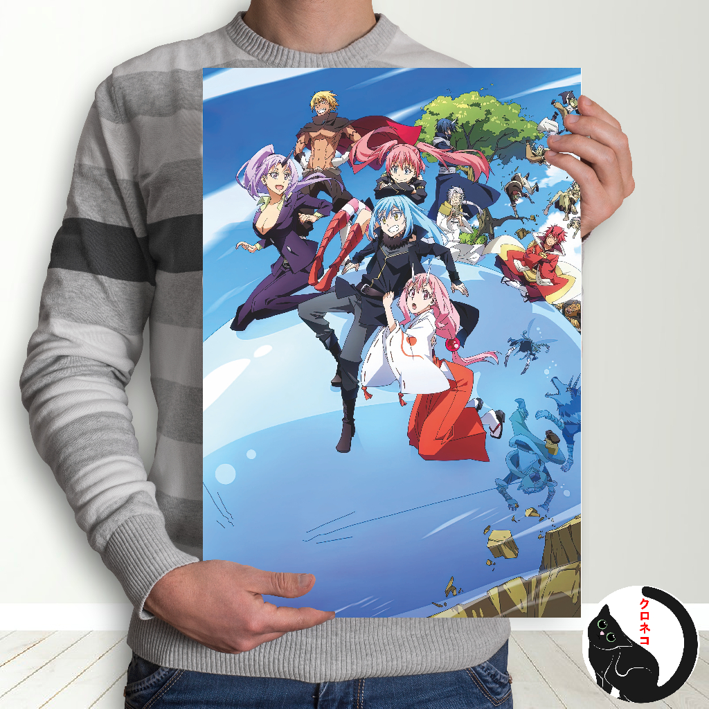 Jual Poster Tensei Shitara Slime Datta Ken Tensura Anime Rimuru Shion ...