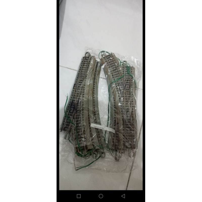 Jual wesel kereta model skala HO elektrik kiri turn out left merk ...