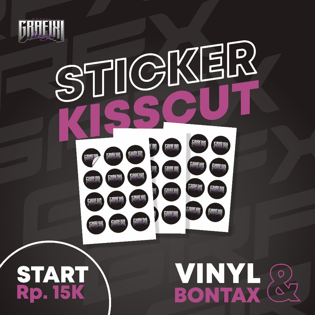 Jual CETAK STICKER + CUTTING KISSCUT | Shopee Indonesia