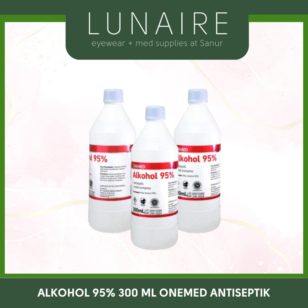 Jual Alkohol 95% Onemed 300 ml Etanol Original Merk Onemed | Shopee ...