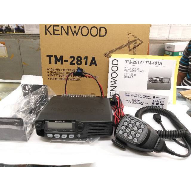 Jual RADIO RIG KENWOOD TM-281A VHF ORIGINAL - JUAL RIG KENWOOD TM 281 GARANSI RESMI MURAH ...