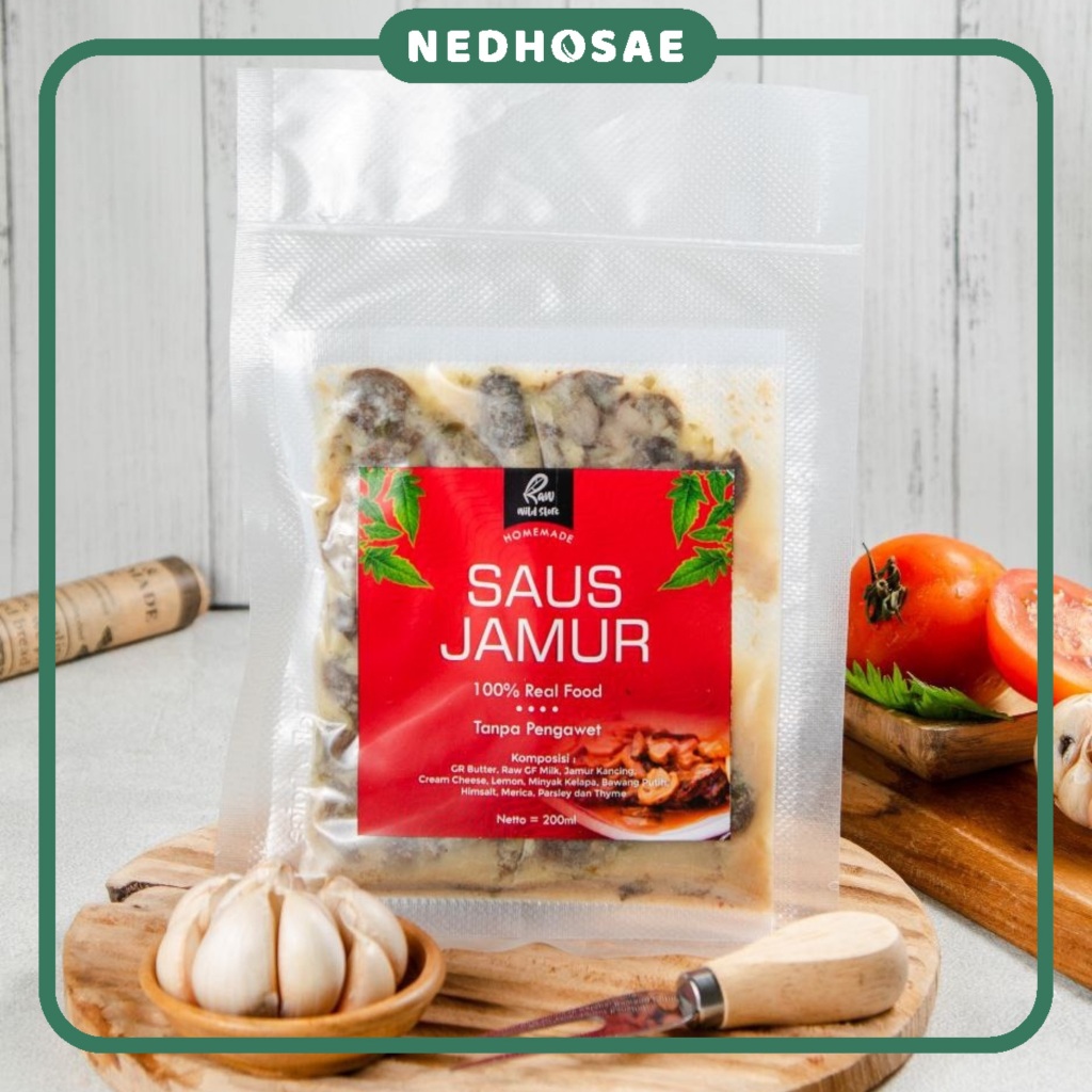 Jual SAUS JAMUR NATURAL BY RAW WILD STORE | MUSHROOM SAUCE | Shopee ...