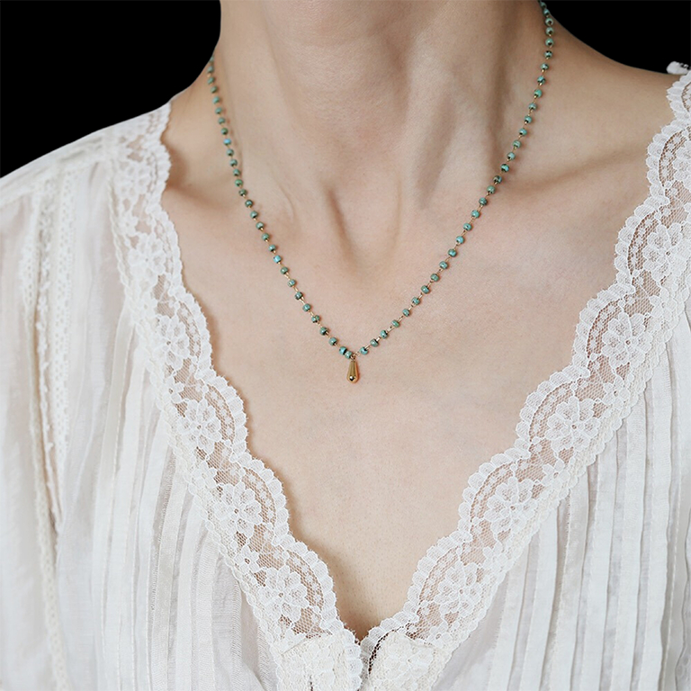 Jual Unheard Of - Sage Necklace Kalung Wanita Anti Karat Stainless 18k ...