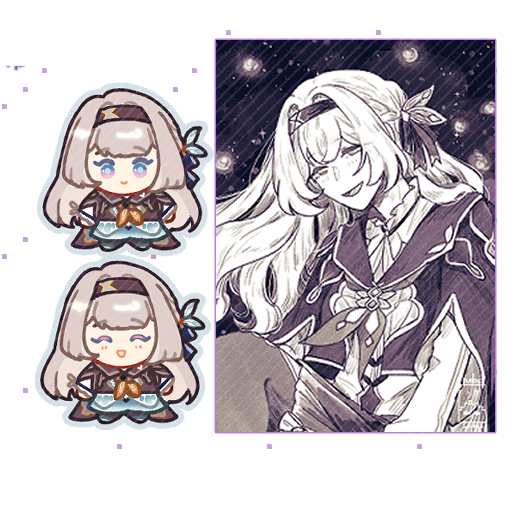 Jual Honkai Star Rail Firefly Prints and Sticker Set | Shopee Indonesia