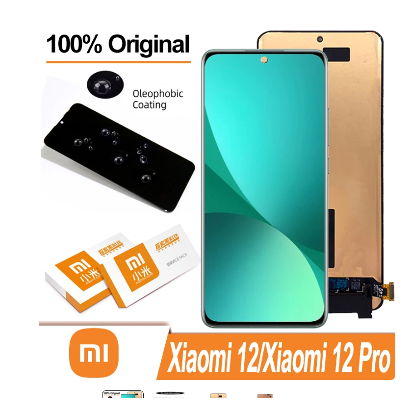 Jual 100% Original LCD for Xiaomi 12 LCD Display With Touch Screen ...