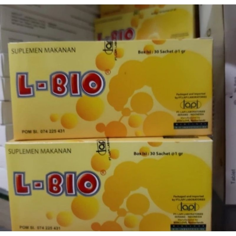 Jual L-Bio L Bio Box Isi 30 Sachet | Shopee Indonesia