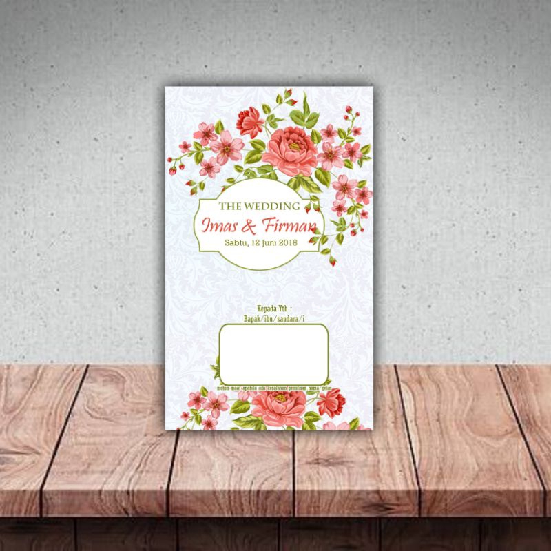 Jual undangan pernikahan model RGB 06 | undangan pernikahan murah ...