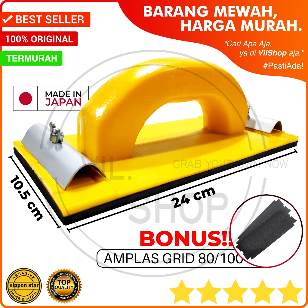 Jual NIPPON STAR SANDING BLOK SANDER SANDDER TATAKAN AMPLAS PASANGAN ...