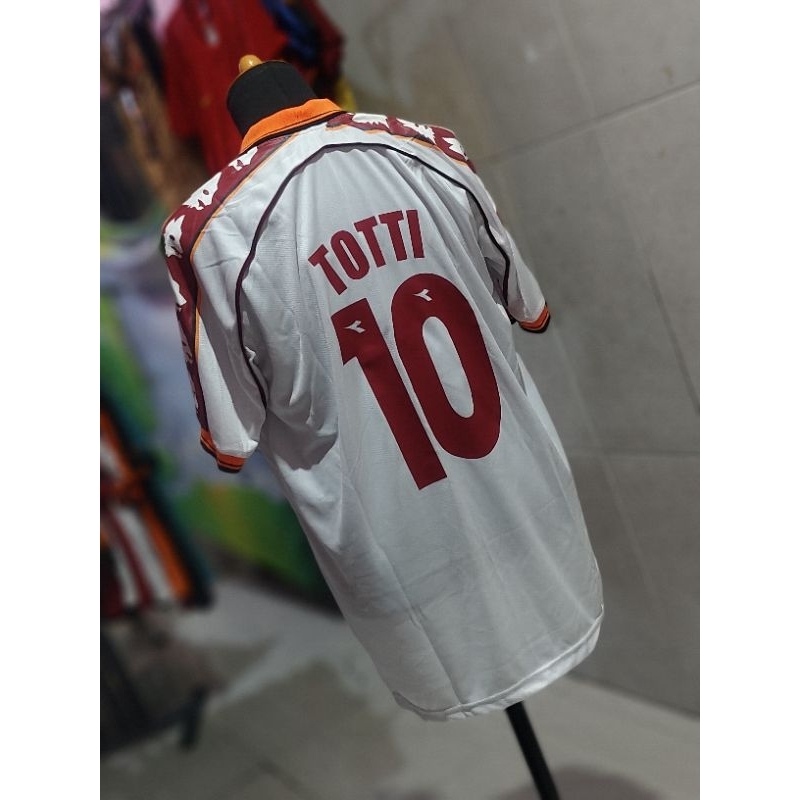 Jual jersey as roma retro sudah sama name set by request | Shopee Indonesia