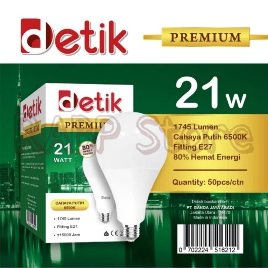 Jual LAMPU LED DETIK 21W - BOHLAM LED BULB - SNI - KUALITAS PREMIUM ...