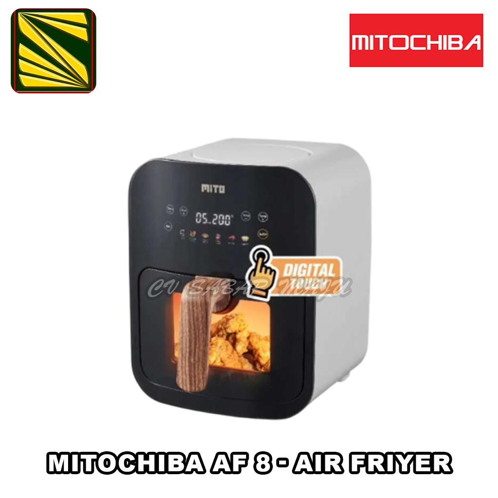 Jual Mito Air Fryer Af 8 Crystal Diry Air Fryer 4 Liter Af8 Shopee