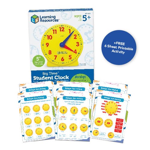 Jual Learning Resources Big Time Student Clock | Shopee Indonesia