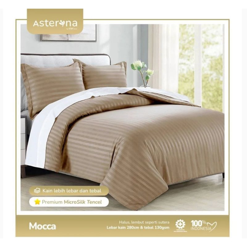 Jual Seprei Micro Tencel - Motif Salur | Shopee Indonesia