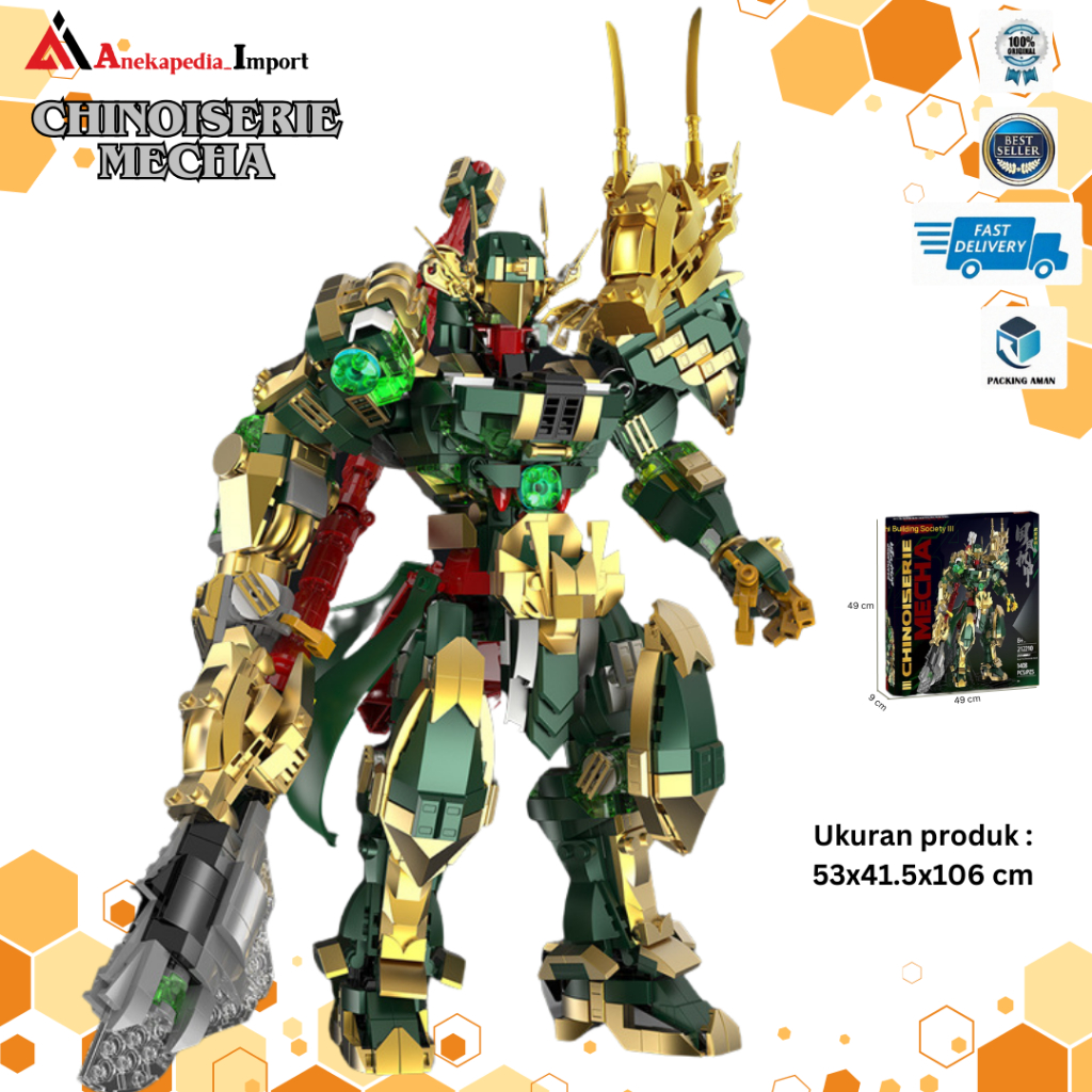 Jual Puzzle - Lego - Gundam - Bandai - Bricks - Karakter Chinoiserie ...