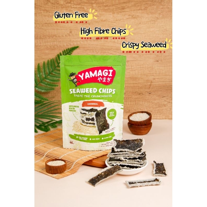 Jual Halal Yamagi Seaweed Chips Crispy Keripik Rumput Laut Nori Rasa ...
