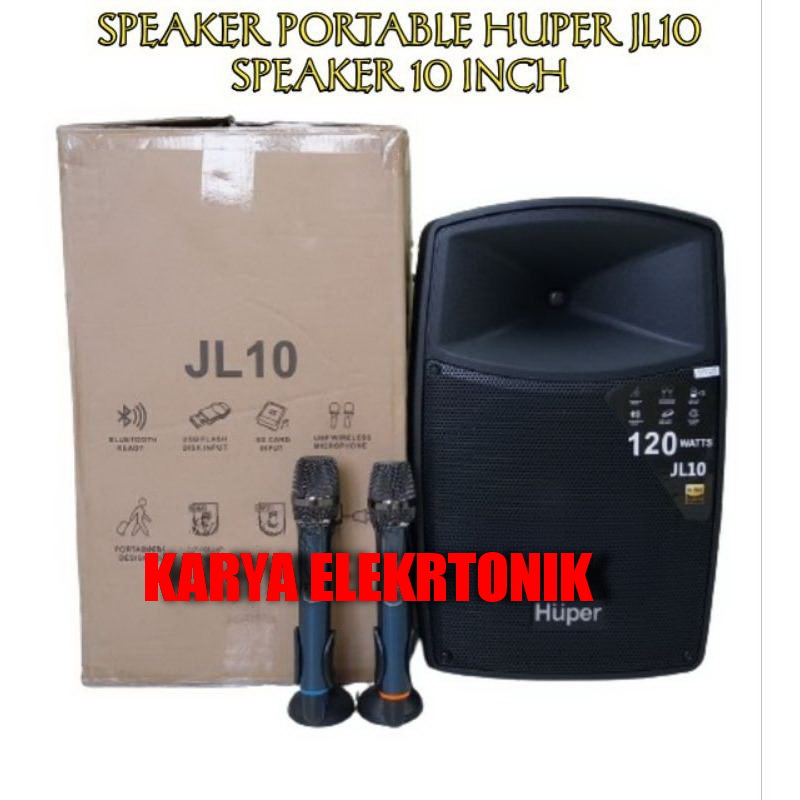 Jual Speaker Aktif Portable Huper Jl10 Huper Jl 10 Jl 10 Original