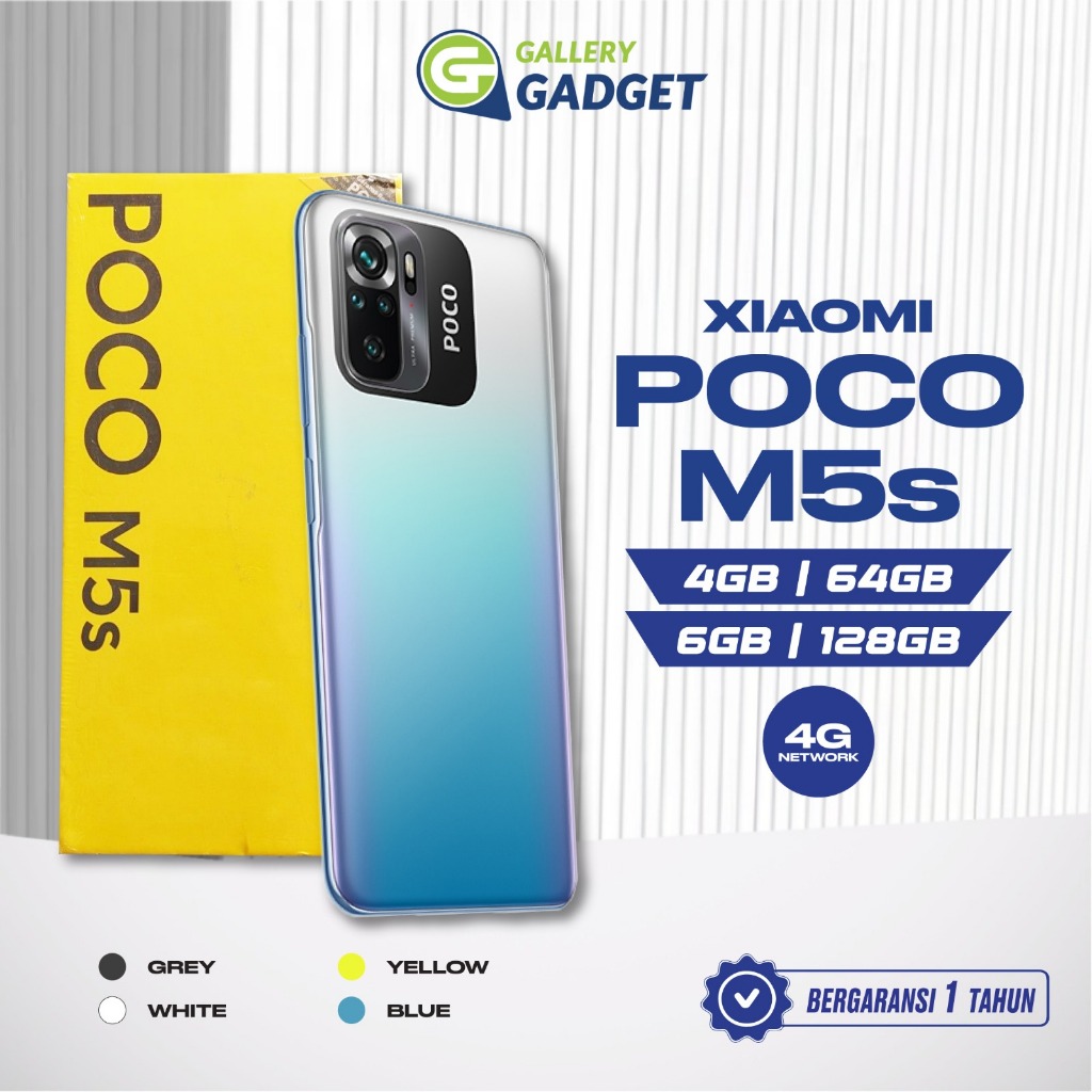Jual Xiaomi Poco M5S 4/64 4/128 6/128 RAM 4 6 ROM 64 128 GB 4GB 6GB ...