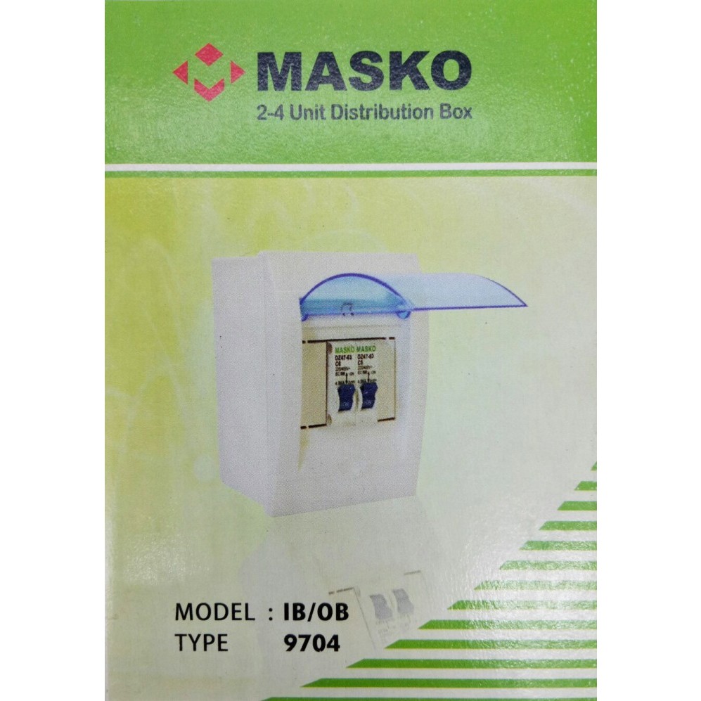 Jual MASKO Box MCB 2 & 4 Group Inbow Outbow 9704 | Shopee Indonesia