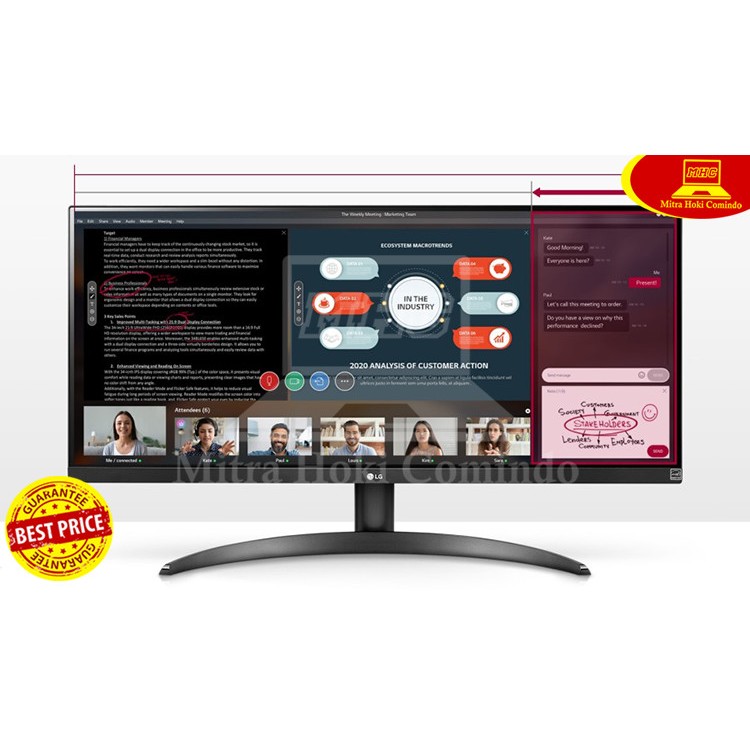 Jual LED MONITOR 29 INCH LG 29WP500 29WP500-B Ultrawide | Shopee Indonesia