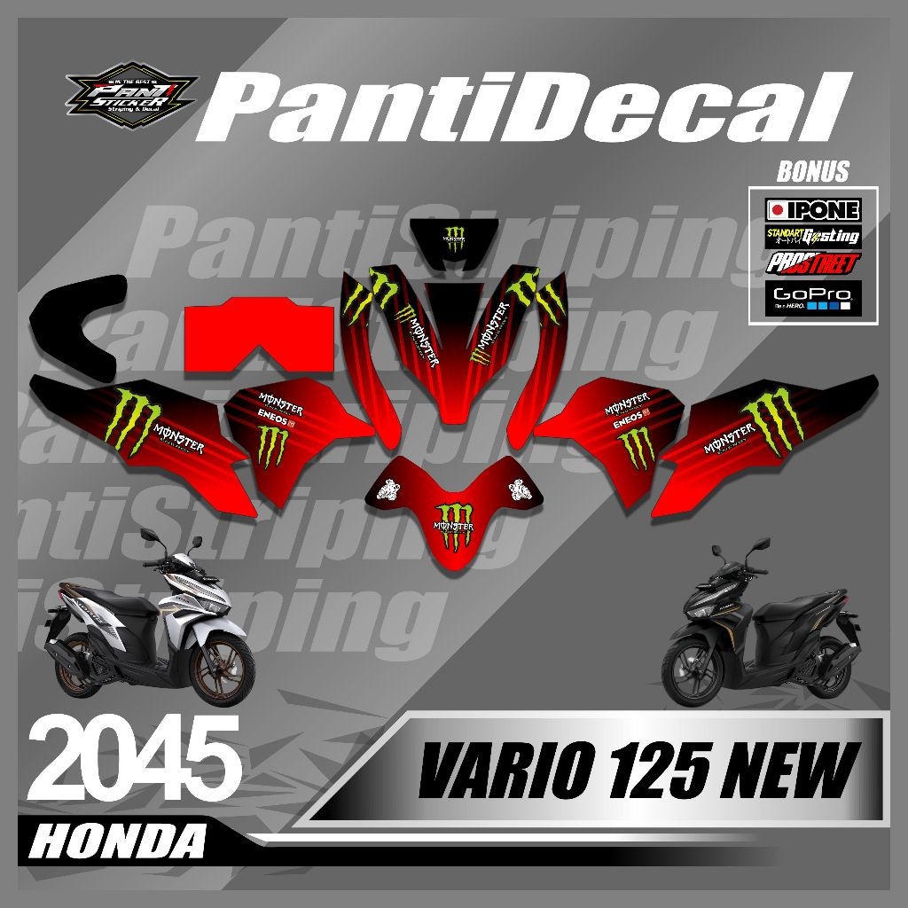 Jual Sticker Decal Fullbody Honda Vario 125 New 2022-2023 terbaru ...