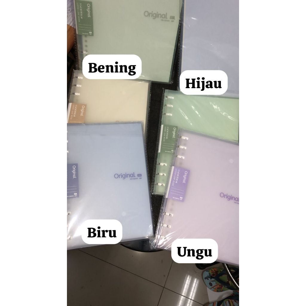 Jual map binder looseleaf kode SK 001 C ring 6 isi umum ukuran b5 ...