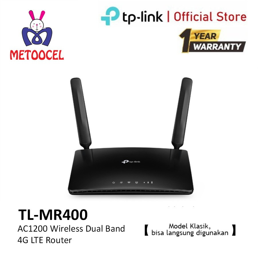 Jual TP-LINK Router SIM Card Archer MR400 AC1200 4G LTE Dual Band Wifi ...