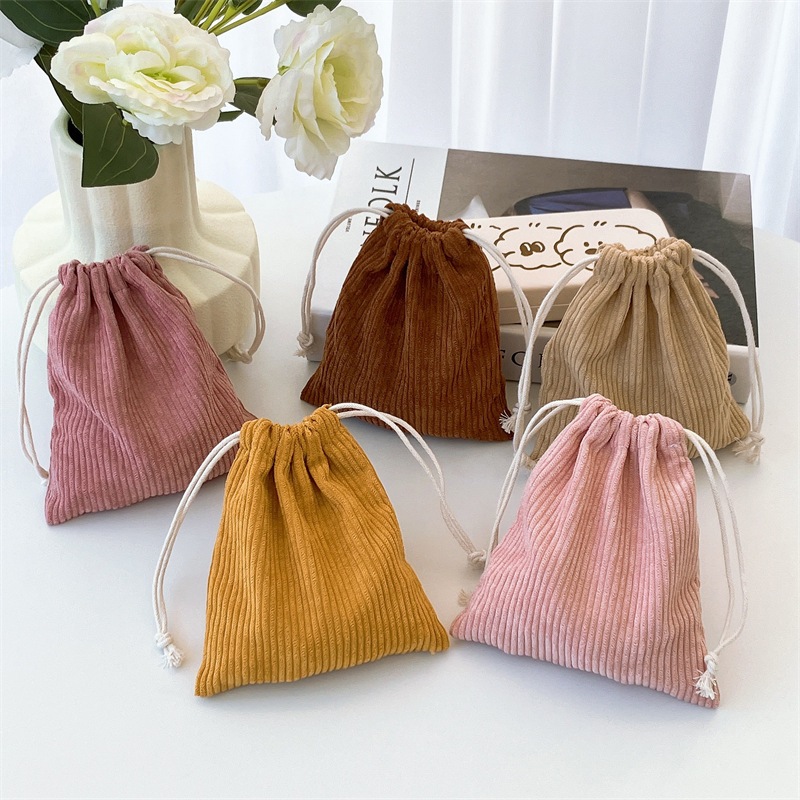 Jual Pouch Mini Lucu Polos Tali Serut Dompet Ring Koin Kosmetik PC009 ...