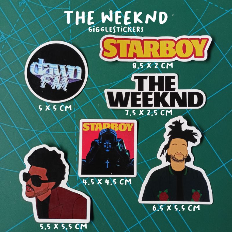 Jual Sticker Pack THE WEEKND | Shopee Indonesia