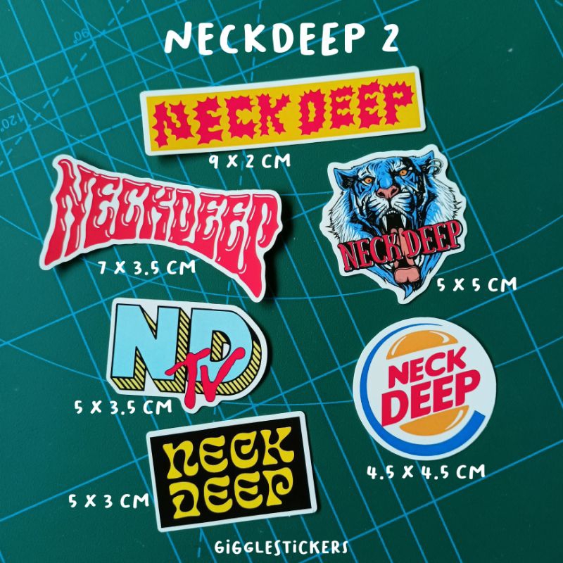 Jual Sticker Neckdeep | Shopee Indonesia