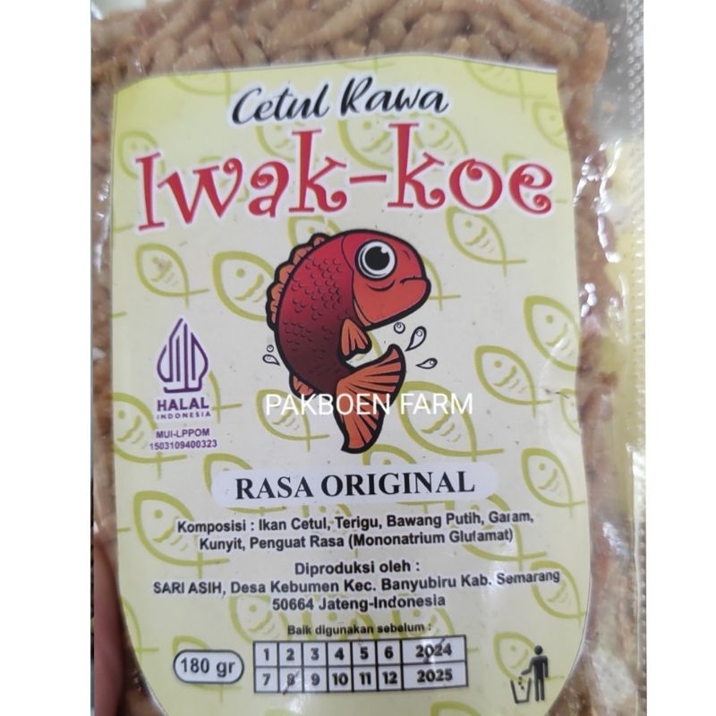 Jual Cetul Rawa Goreng iWAK KOE Asli Rasa ORIGINAL (Bukan REPACK ...