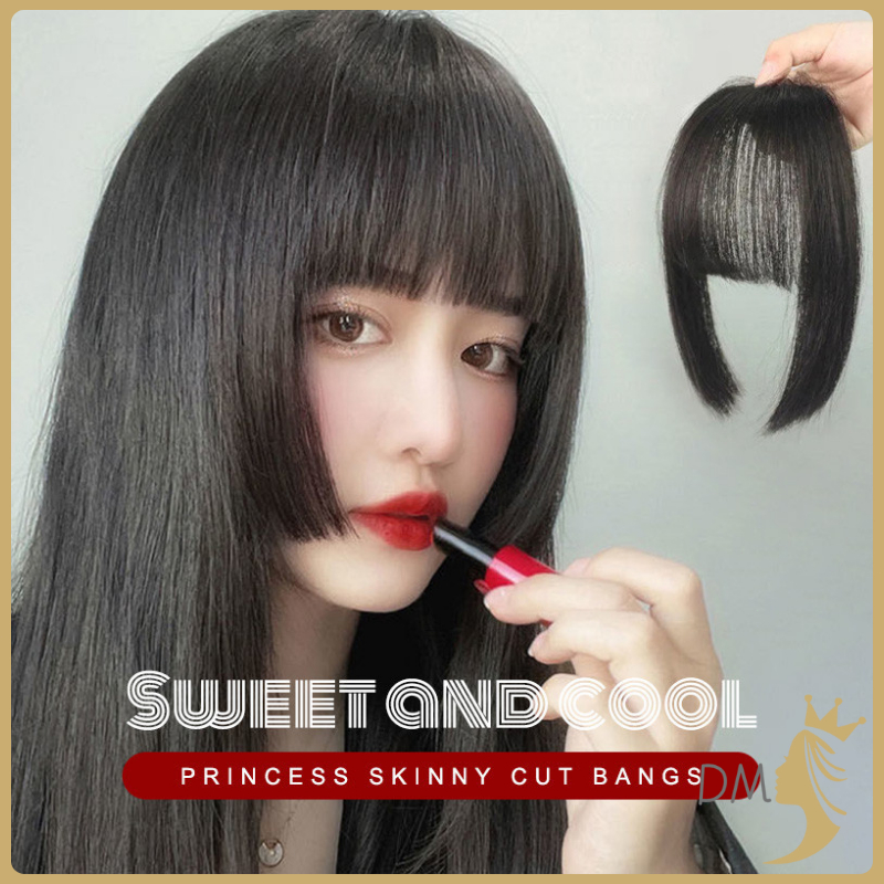 Jual COD⭐Princess Cut Poni Cosplay Gaya Rambut Realistis Lucu Potongan ...