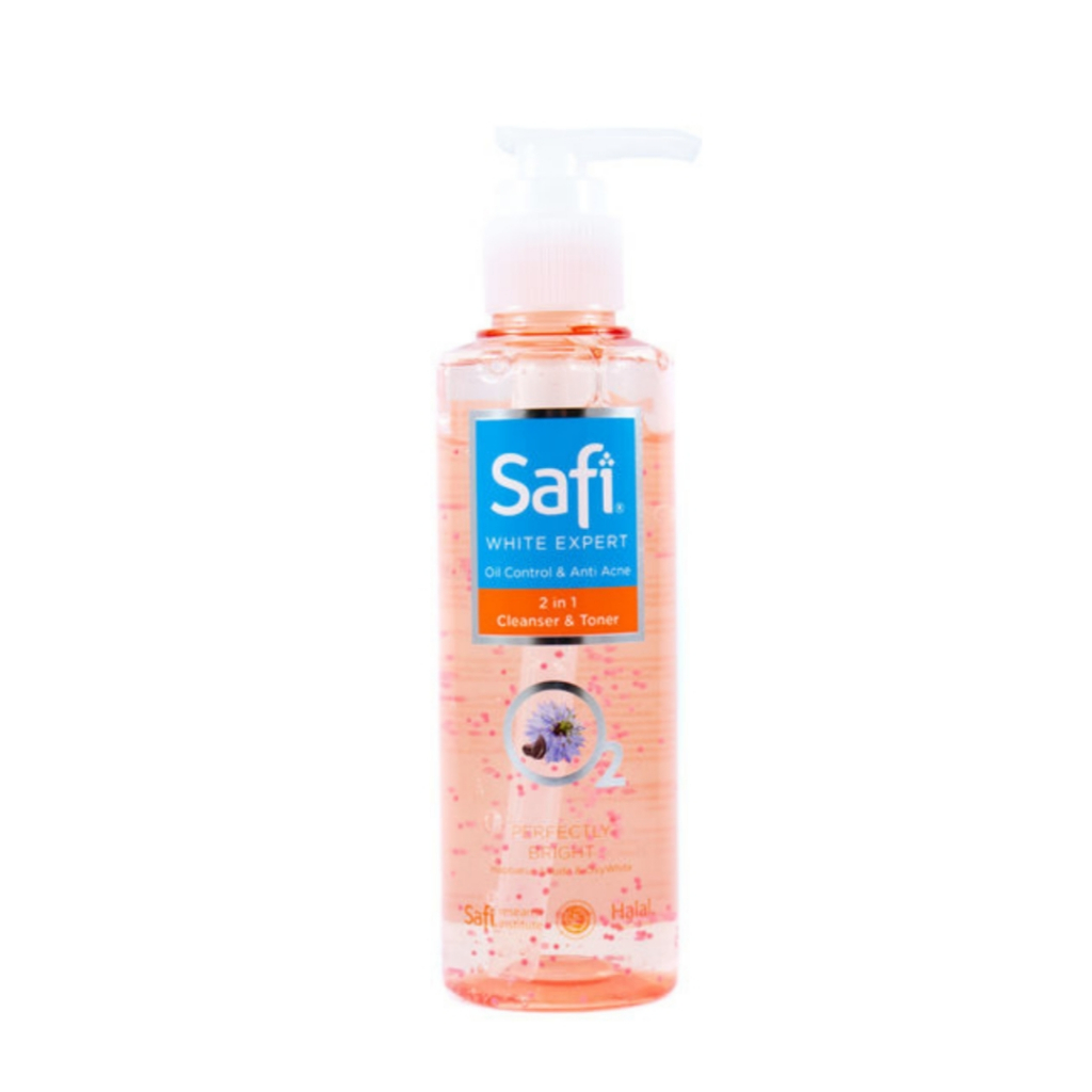 Jual Safi White Expert Oil Control & Anti Acne 2 in 1 Cleanser & Toner ...