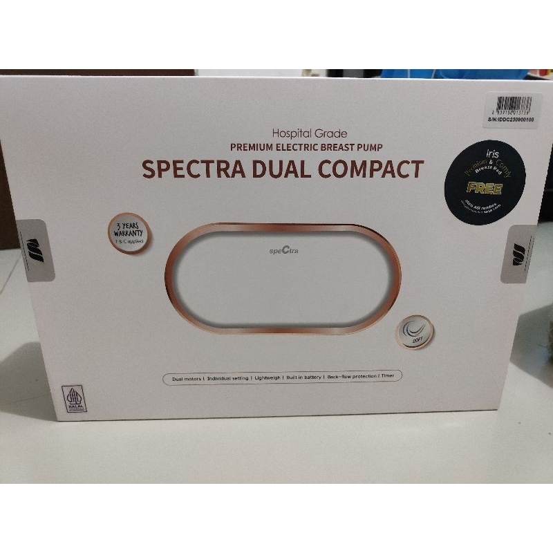 Jual Breast Pump Spectra Dual Compact Preloved - Pompa Asi Spectra ...