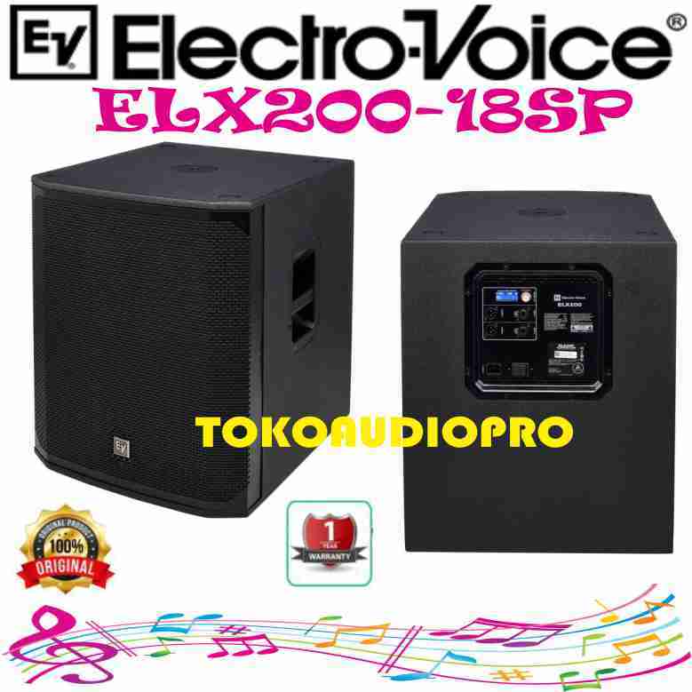 Jual Subwoofer Electro Voice ELX200 18SP 18 Inch Powered Subwoofer ...